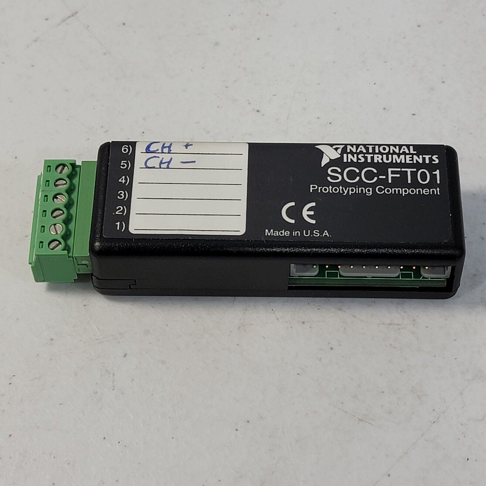 National Instruments Ni Scc Ft01 Feedthroughbreadboard Module Lab 3065