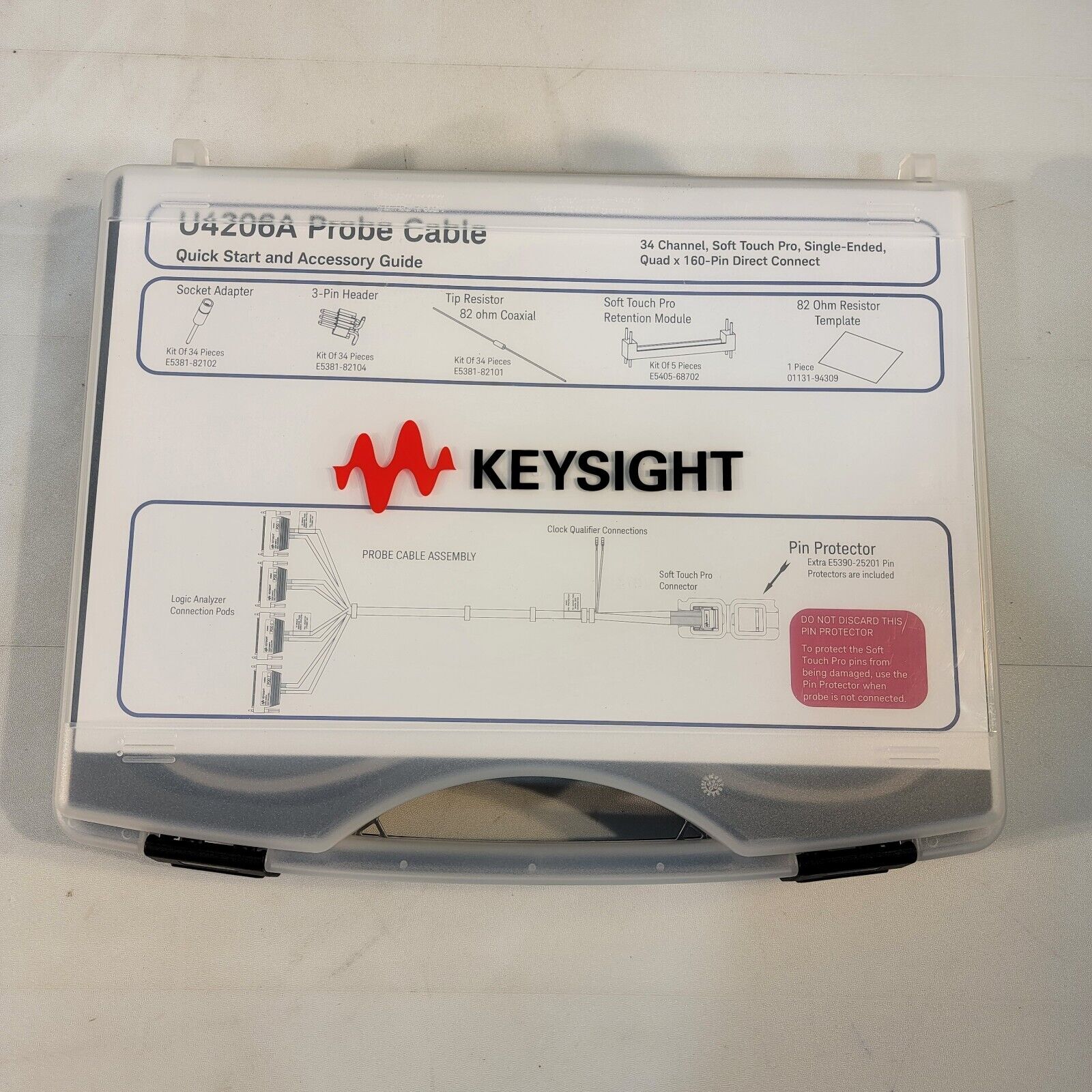 Keysight U4206A Logic Analyzer Single-Ended 34-Channel Probe Set Soft ...