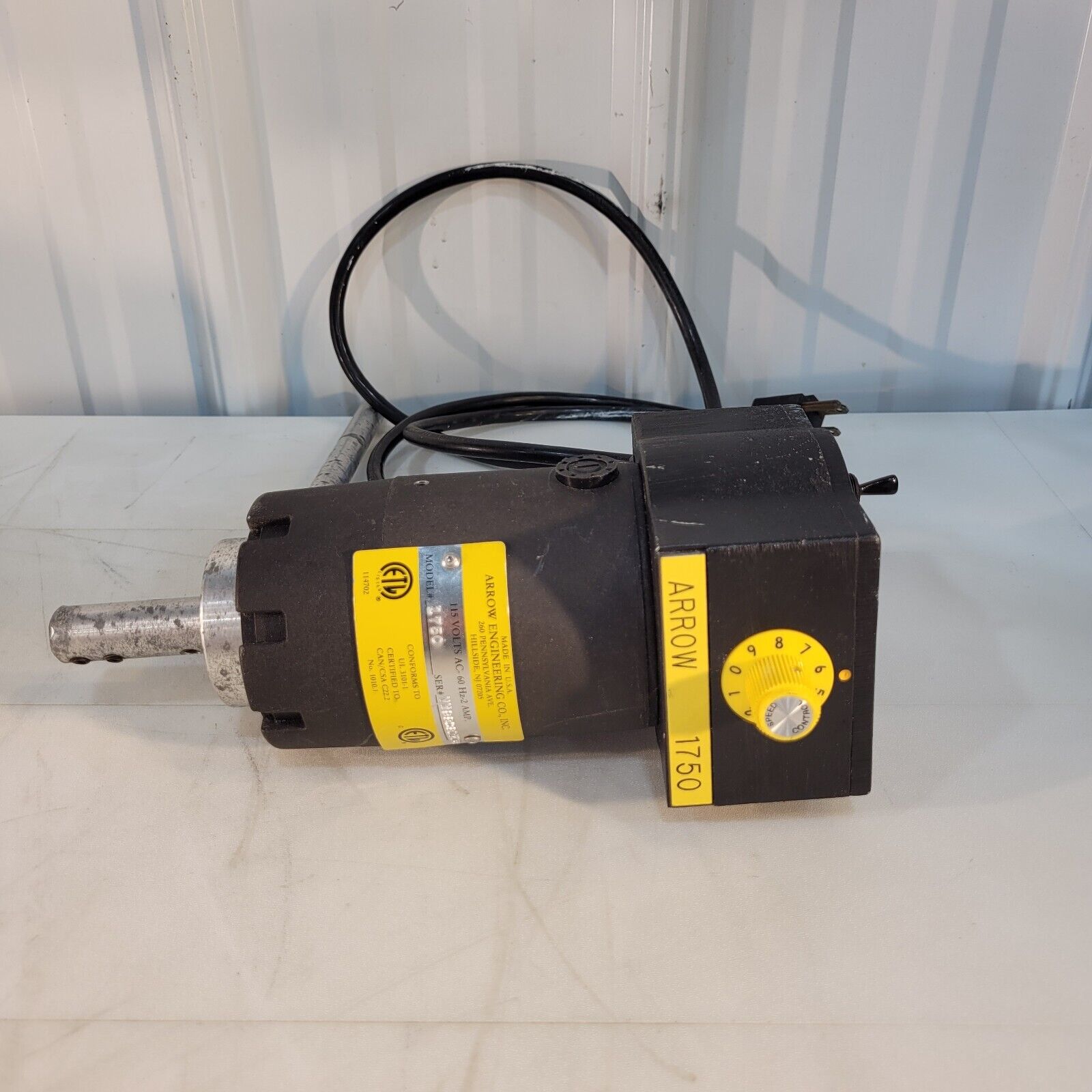 FOR PARTS ONLY Arrow Engineering 1750 Variable Speed Industrial Mixer ...