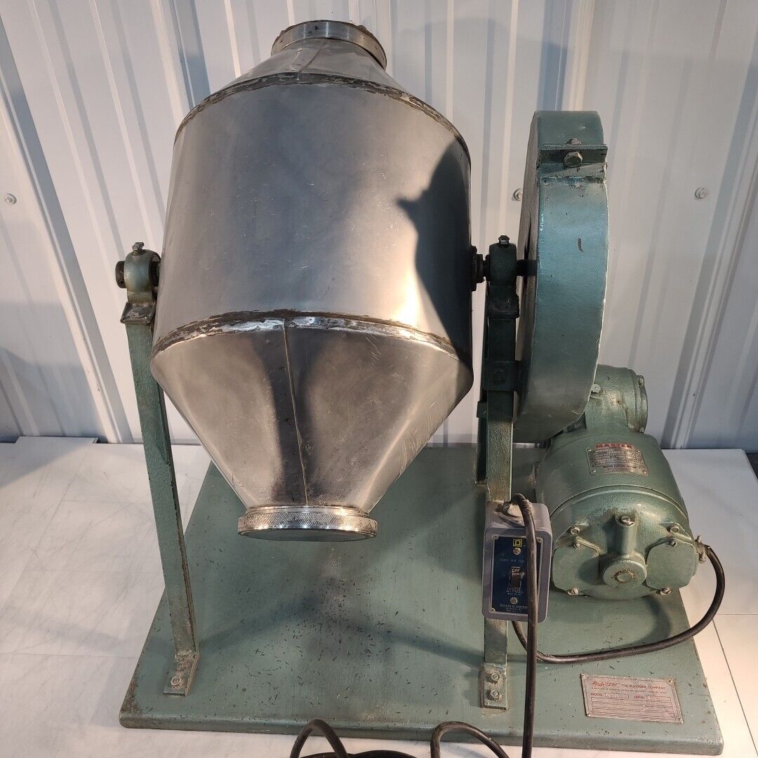 Fluidizer XBTIG Rotary Laboratory Mixer Stirrer Powder Chamber 1/8HP 1 ...