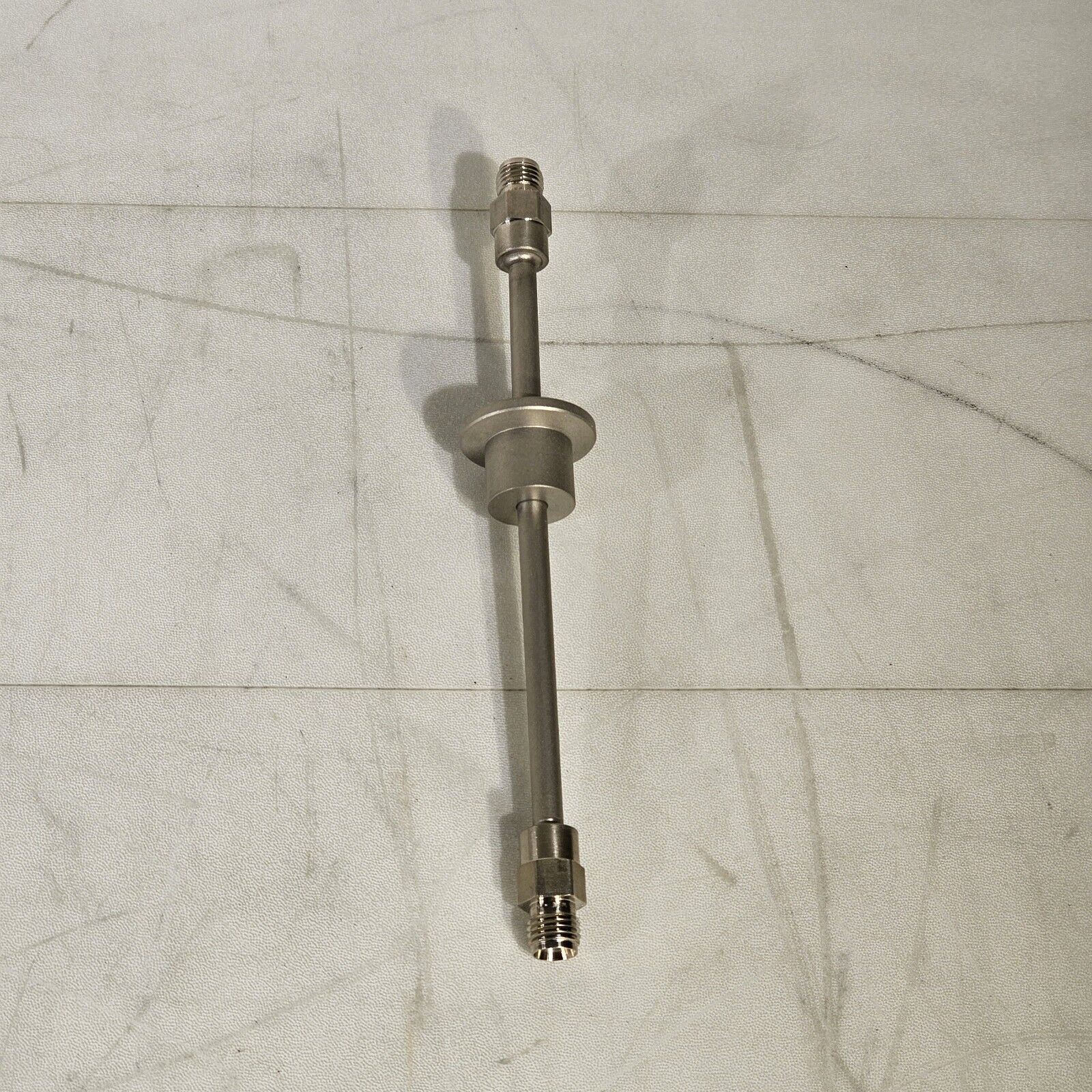 KF16 NW16 High Vacuum Gas Feedthrough Flange 1/4" Swagelok Tube QF16 ...