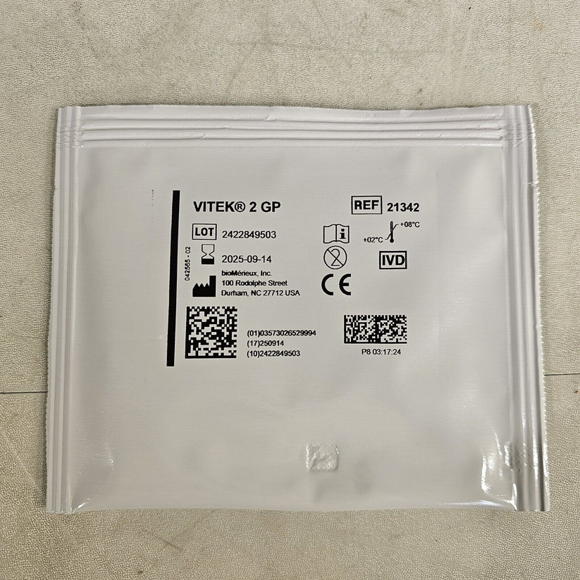 BioMerieux Vitek 2 GP Test Kit Reagent Card 21342 - 1 Card – Lab ...