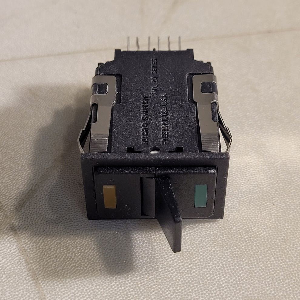 Micro Switch AML 20 L173 Green Yellow LED Switch 2A 25VAC 3A 125VAC Ho ...