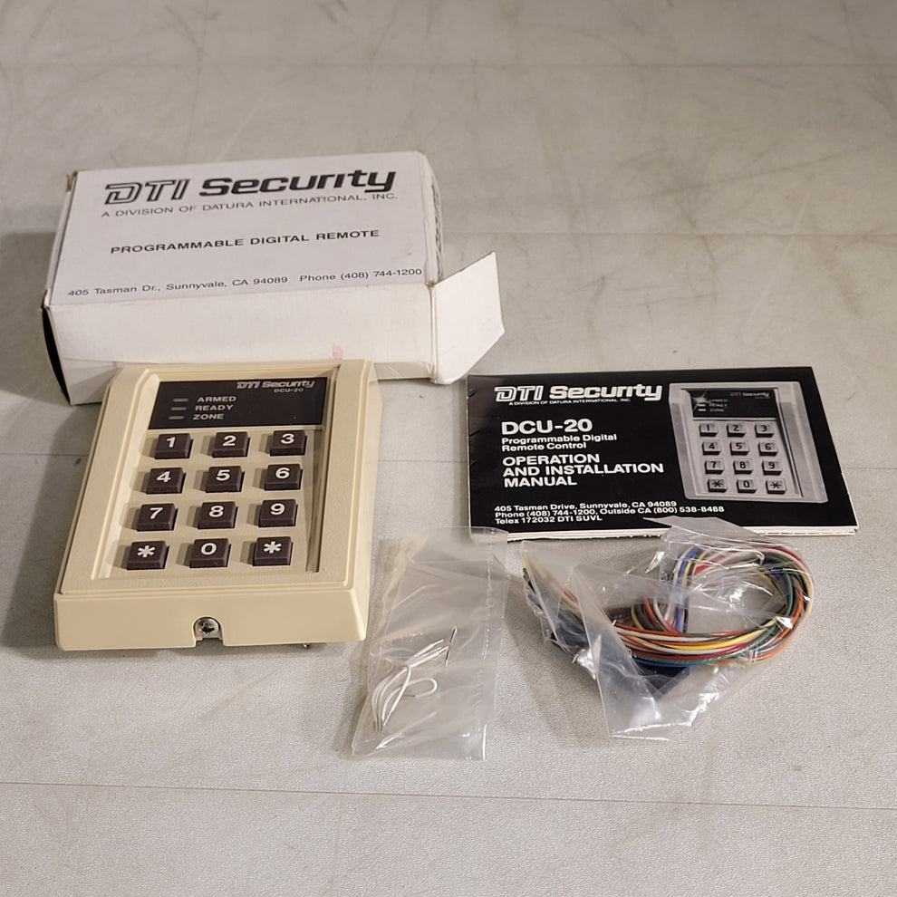DTI Security DCU-20 Programmable Digial Remote Control Key Pad – Lab ...