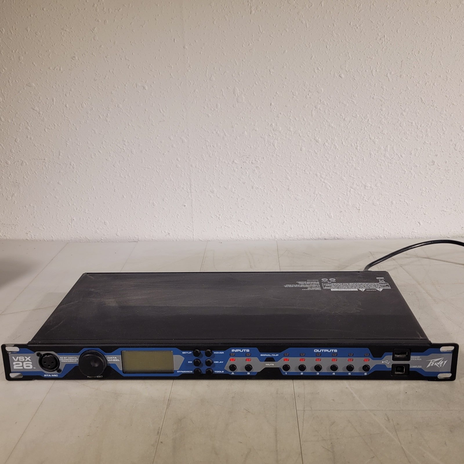 Peavey VSX 26 32-Bit Digital Loudspeaker Processor Management System 6 ...