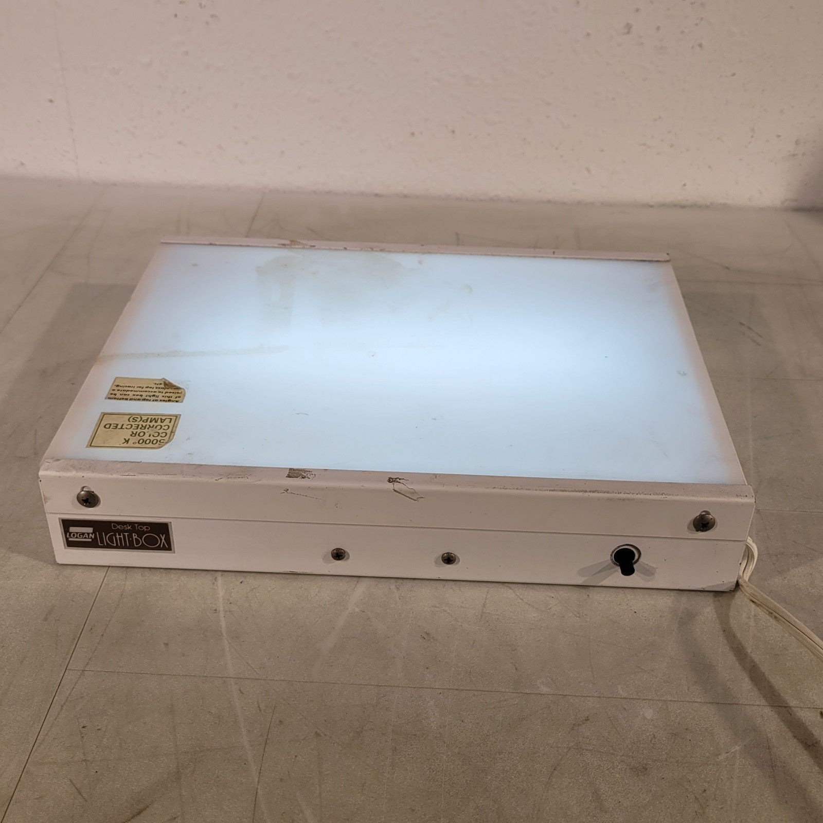 Logan 810/920 Light Box Lamp & Watt Fluorescent Bulb Desktop Lightbox ...