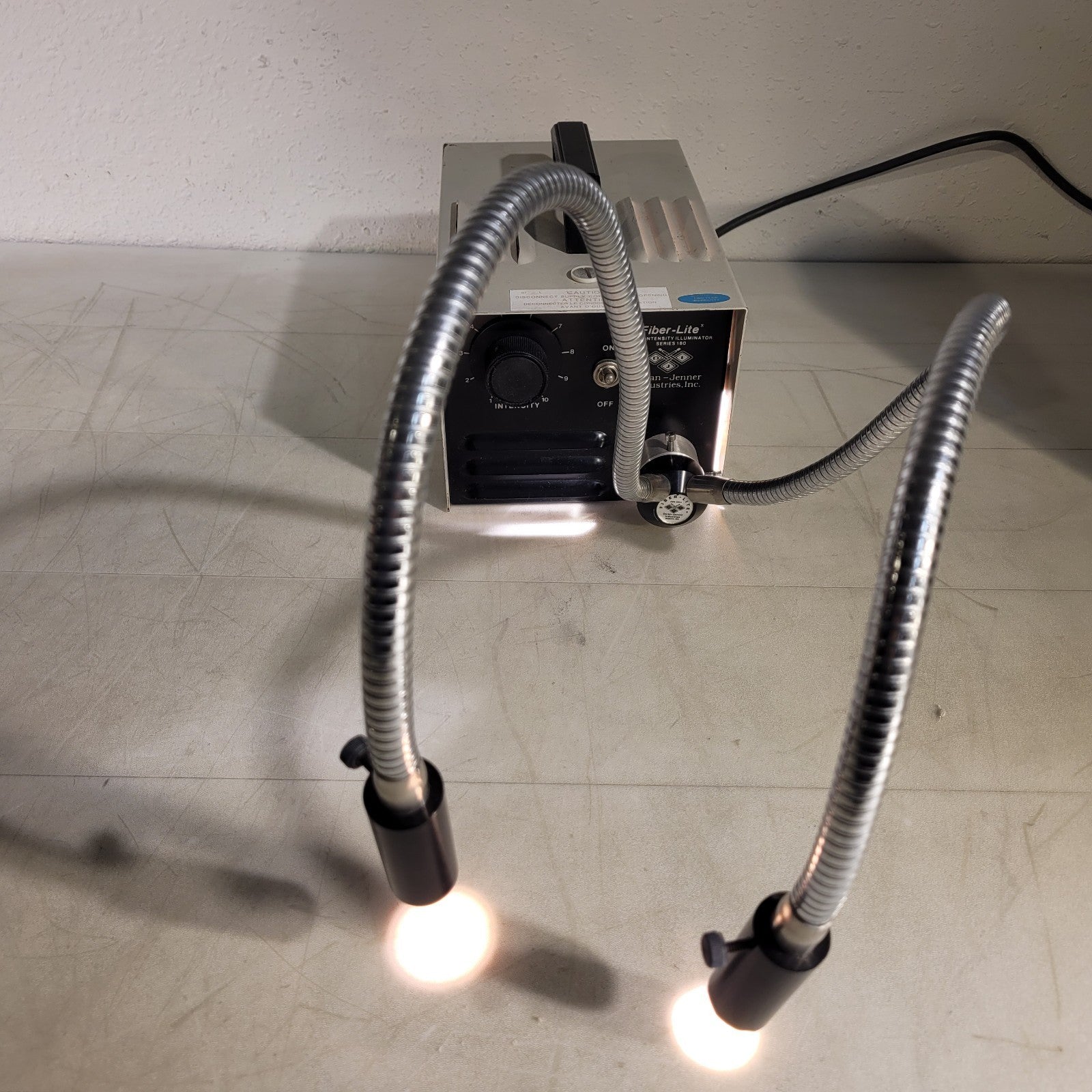 Fiber Lite 180 High Intensity Illuminator Fiber Optic Goose Neck - NEW ...