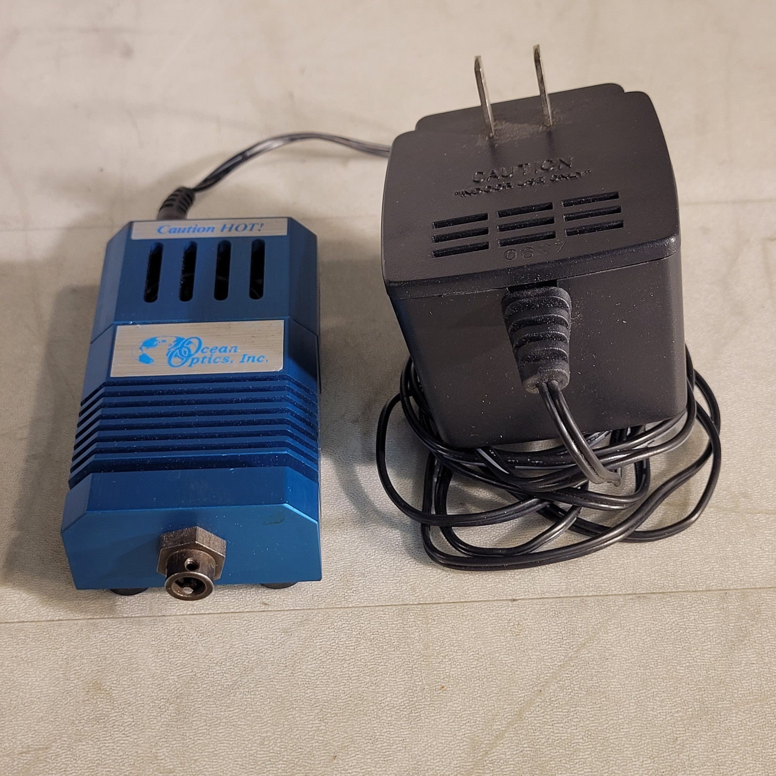 Ocean Optics LS-1 Tungsten Halogen Lamp Light Source w/ Power Supply ...