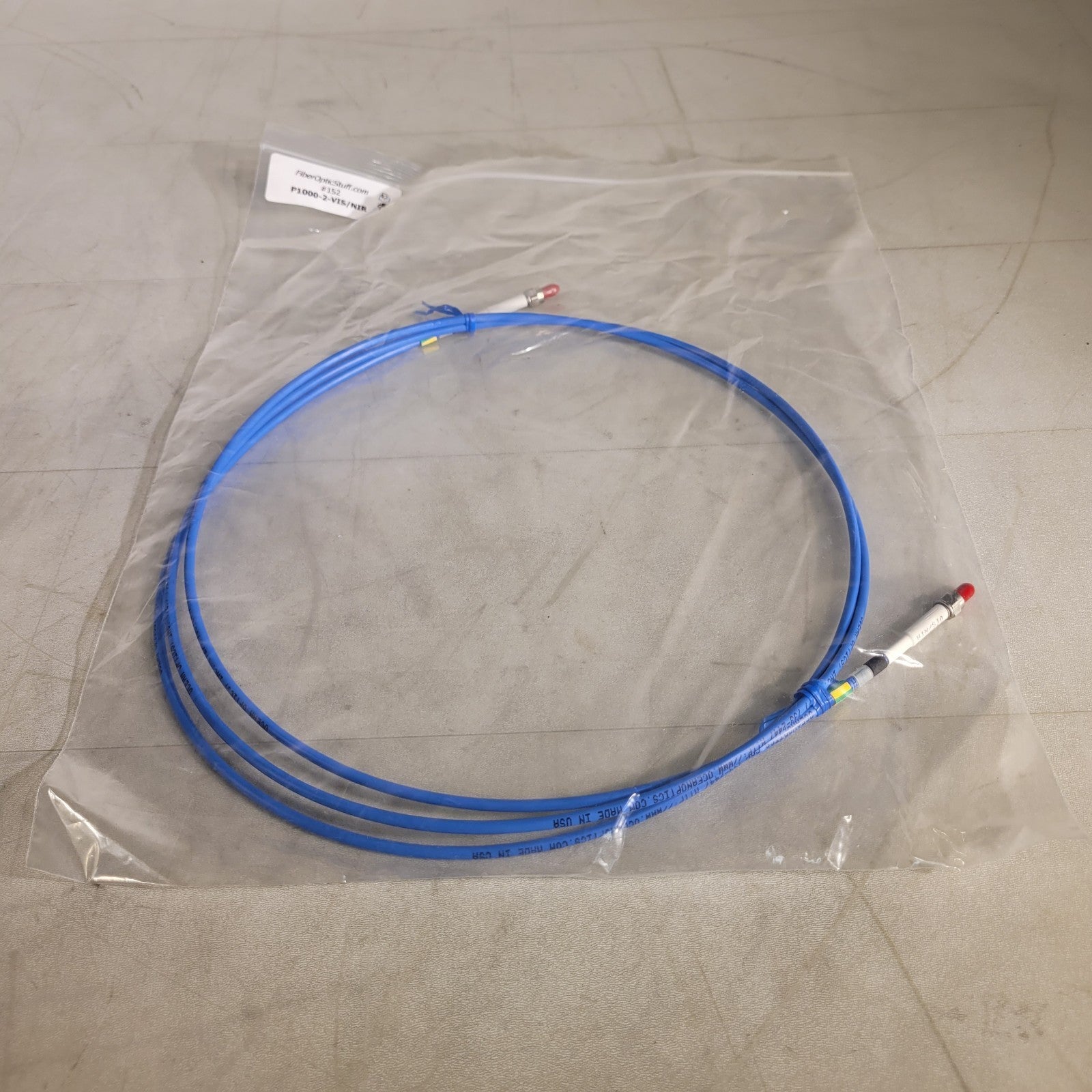 Fiber Optics P1000-2-VIS/NIR Fiber Optic Cable 400-2100 nm w/ SMA905 C ...