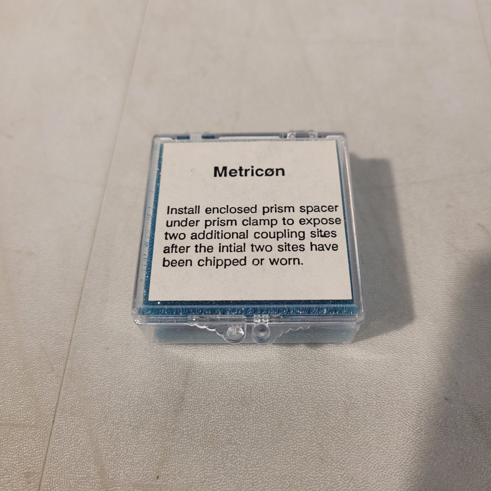 Metricon Prism Spacer Bar Block 32mm X 4mm X 8mm New Open Box – Lab ...