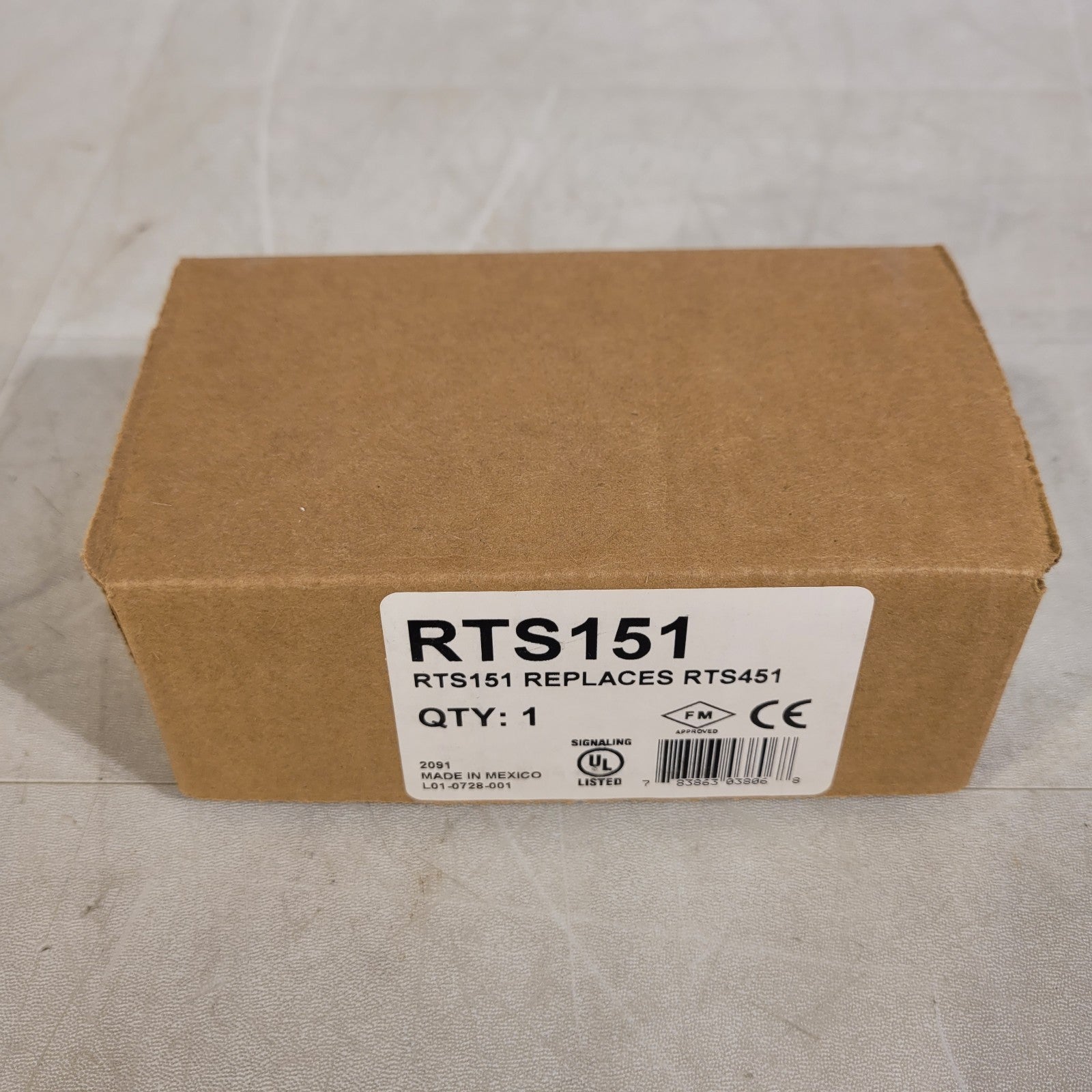 Sensor Systems RTS151 Smoke Automatic Fire Detector Accesory Replaces ...