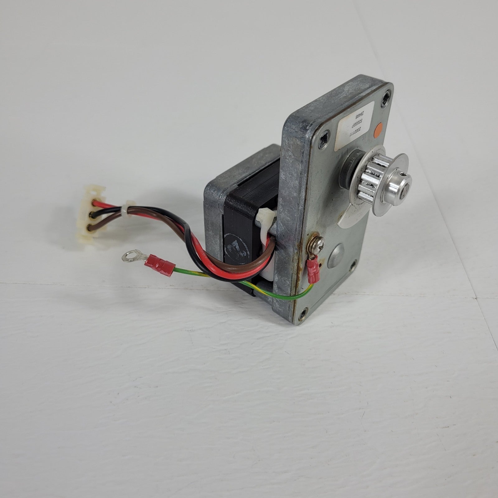 Merkle-Korff Step Up Gear Motor 3410RP-064 115V .24A Belt Pulley Molex ...