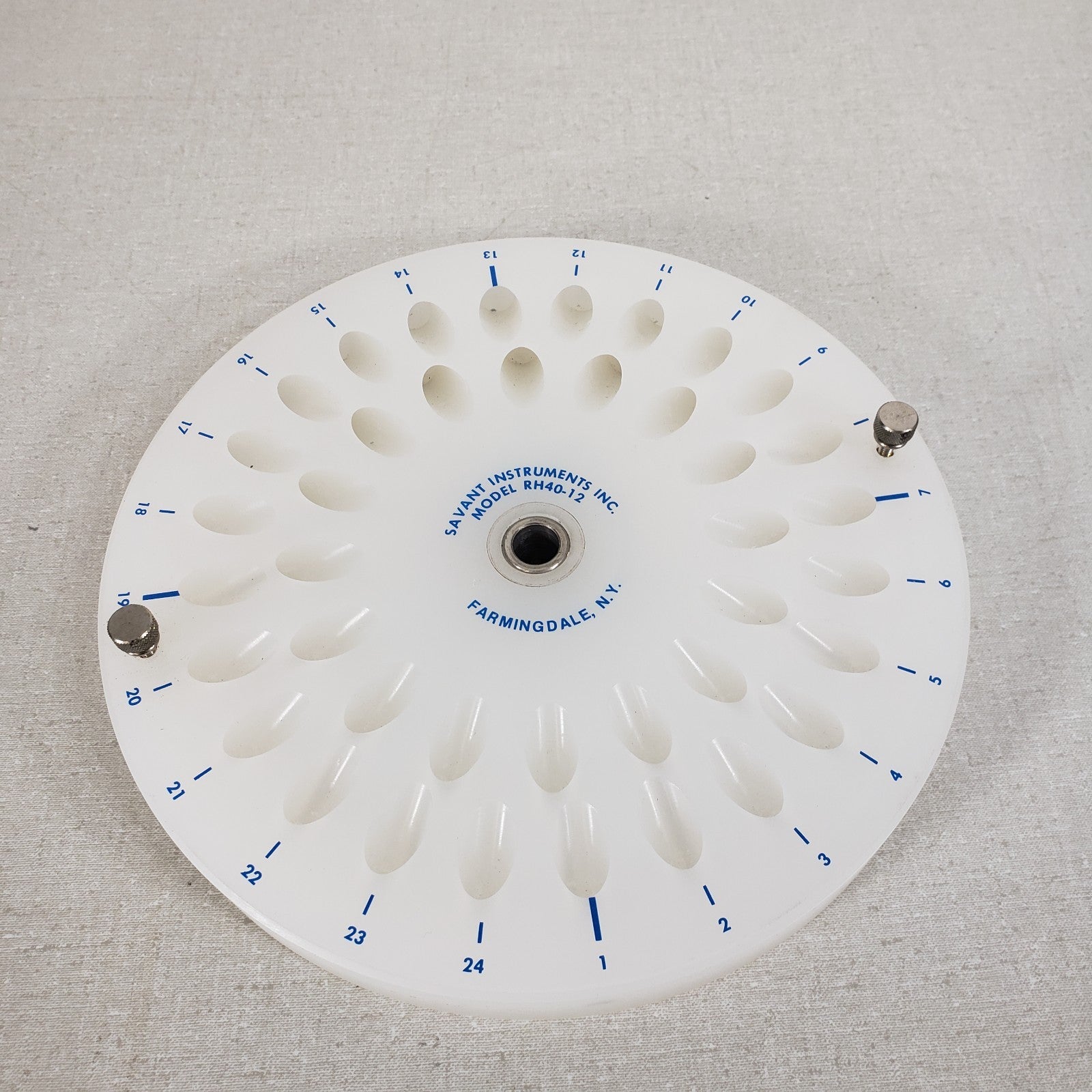 Savant Instruments RH40-12 SpeedVac 40-Position Fixed Angle Rotor Cent ...