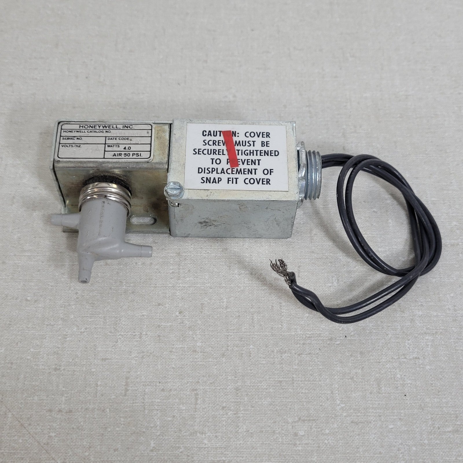 Honeywell RP818A-1004 Electric Pneumatic Relay 24V 50psi 4W – Lab ...
