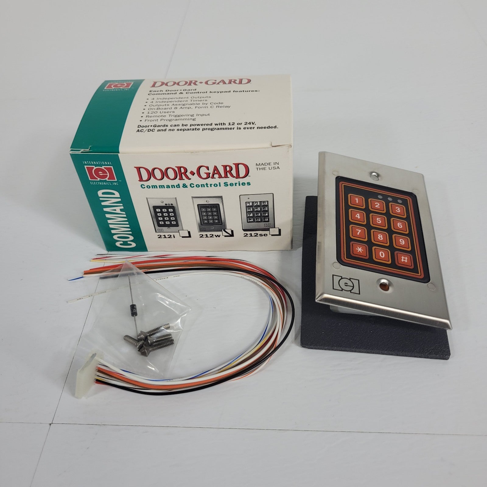 IEI 212w Door Gard Command & Control Weather Resistant Keypad Lock ...