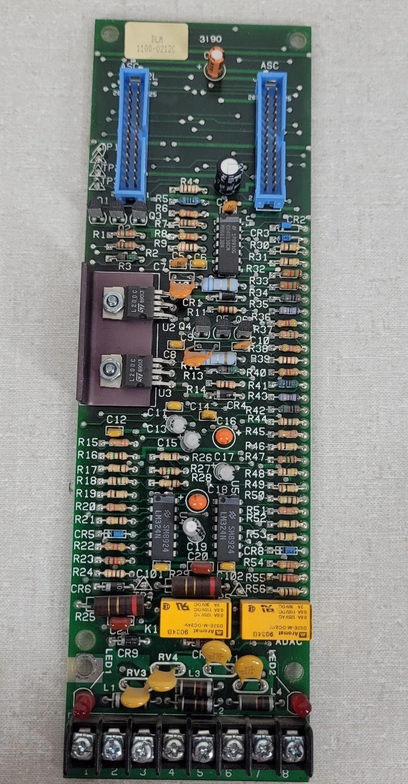 FCI Dual Loop Module 1700-0095 rev B DLM 1100-0212C 94V-0 Ep6 PCB Cont ...