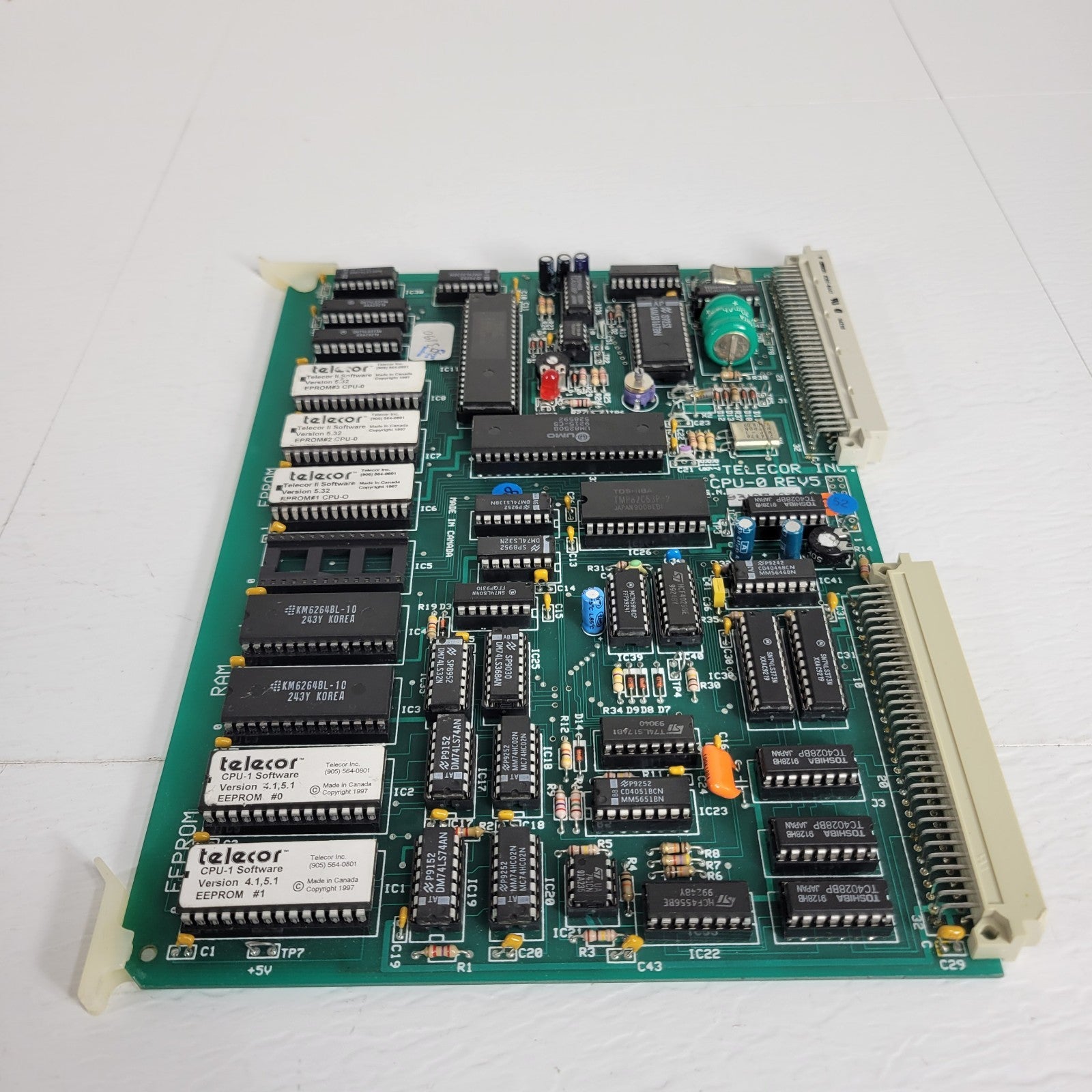 Telecor CPU-0 Rev 5 Plug In Module BCE Computer PCB Control Board – Lab ...