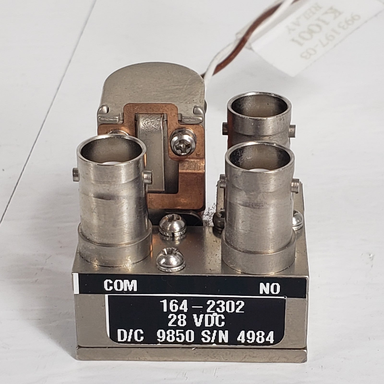 DowKey 164-2302 Microwave Coax Relay 28VDC 9850 4984 00471 – Lab ...