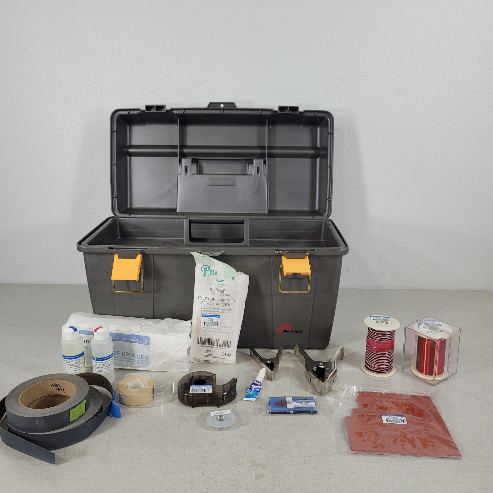 MOSTLY COMPLETE Vishay Micro GAK-2-AE-10 Strain Gauge Application Kit ...