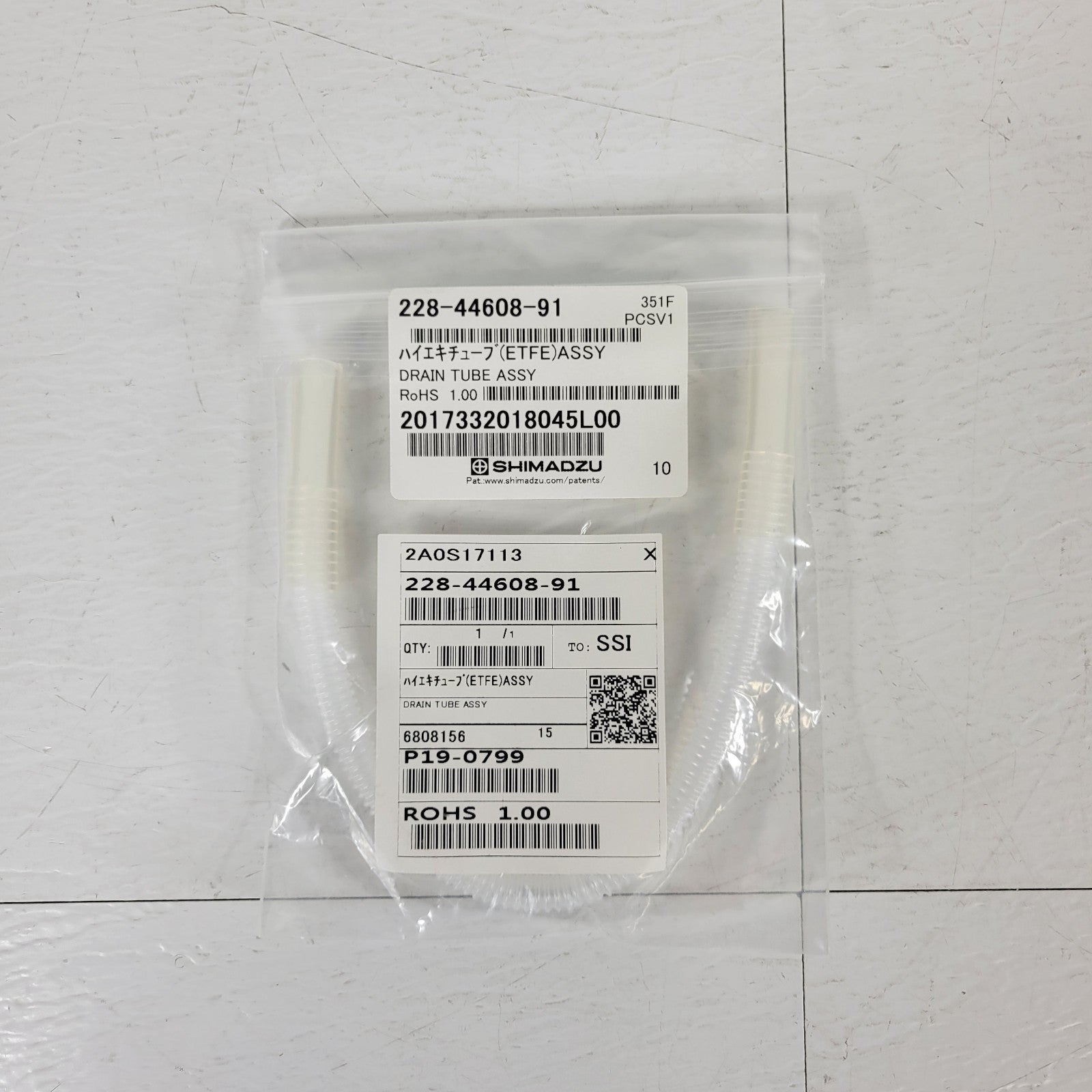 Shimadzu 228-44608-91 Flexible Drain Tube Assembly For SIL-20 HPLC ...