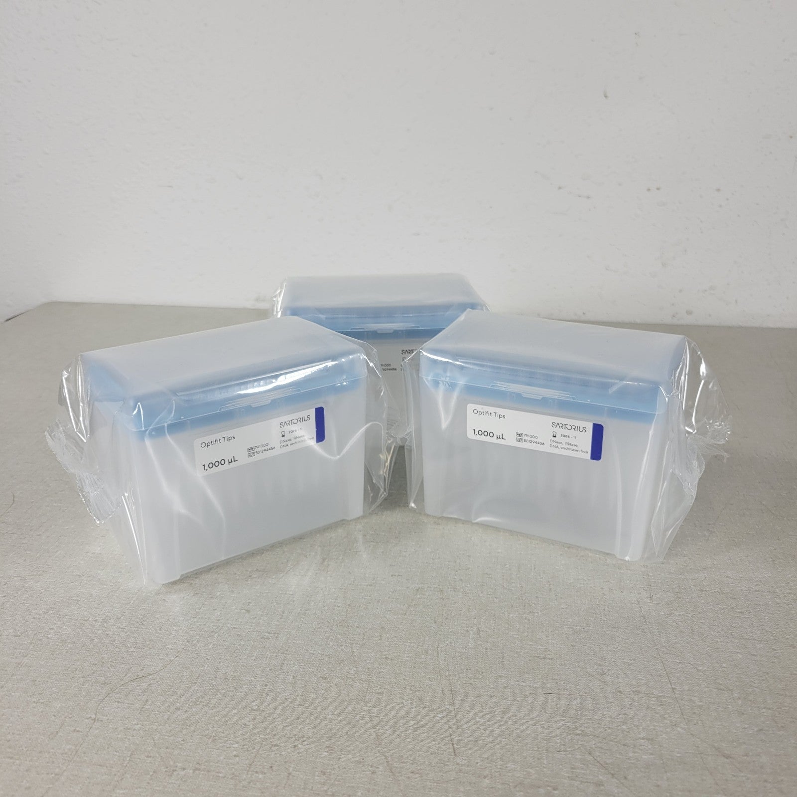 Satorius 791000 Optifit Tips 1000uL 96/Pack Expires 2026-11 Bundle Of ...