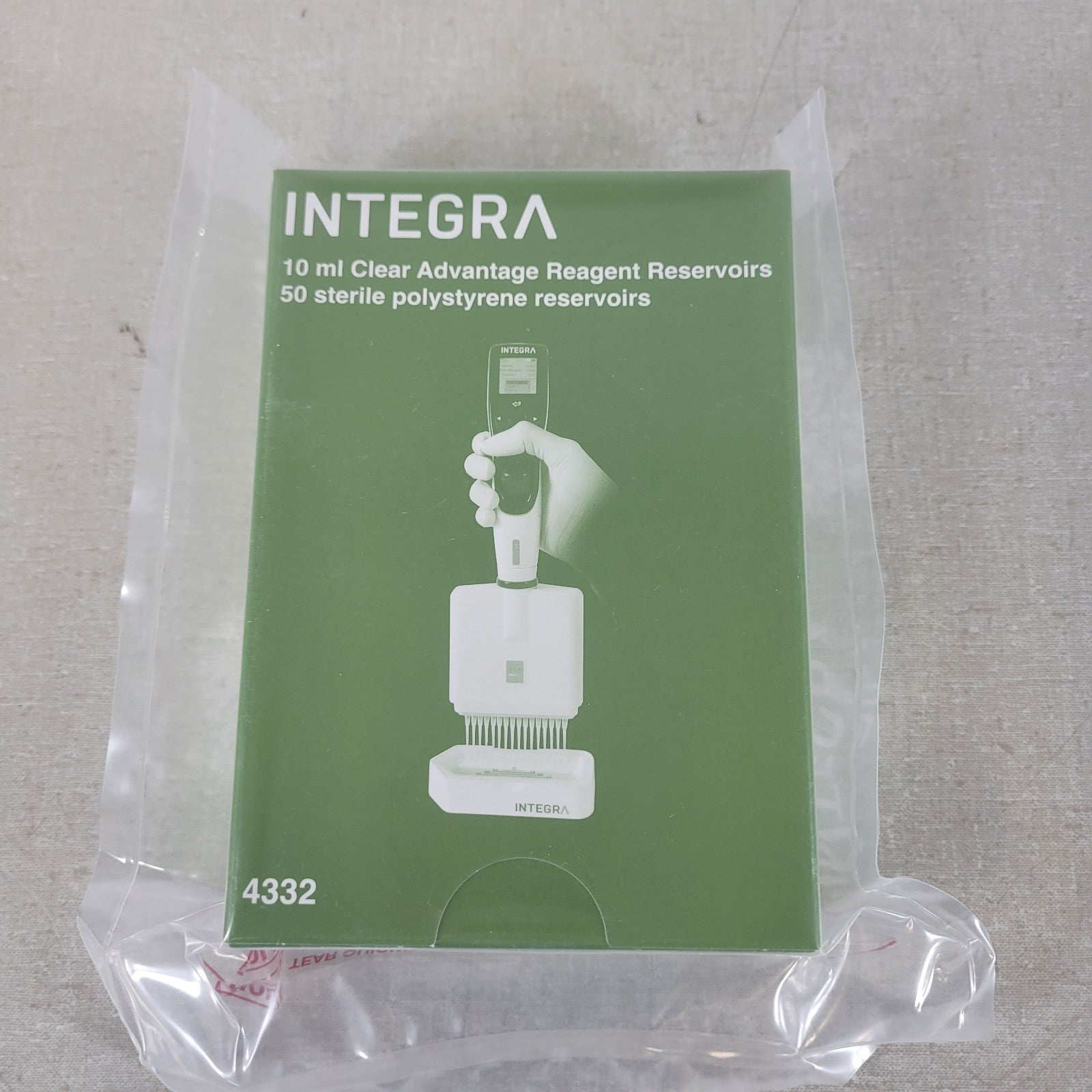 Integra 4332 10ml Clear Advantage Reagent Reservoirs 50 Polystyrene Re ...