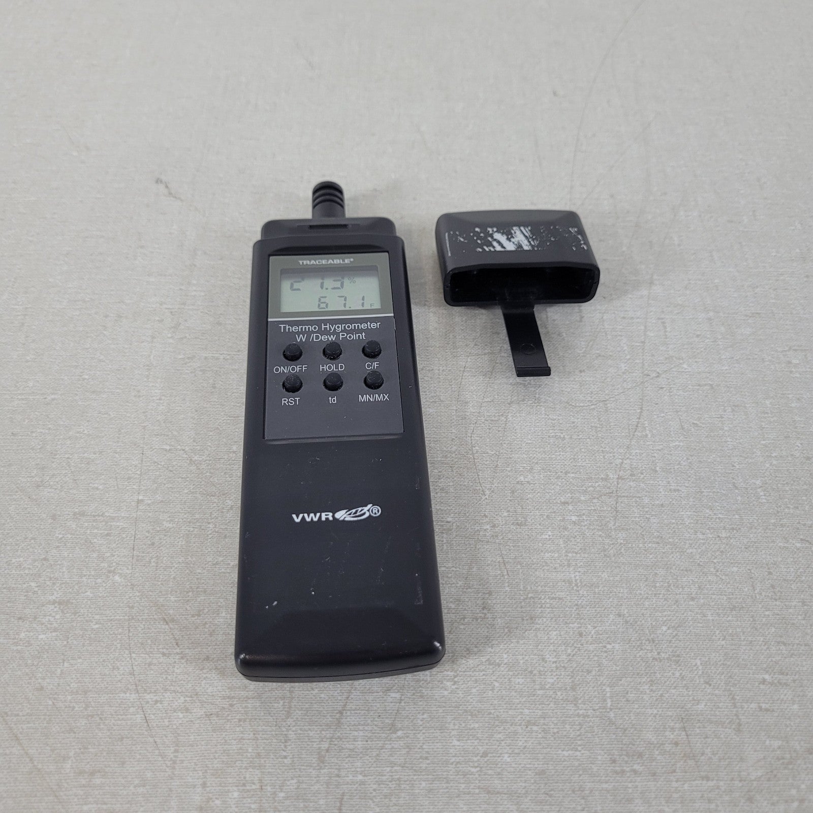 VWR 12777-834 Digital Pocket Size Dew Point Hygrometer and Thermometer ...