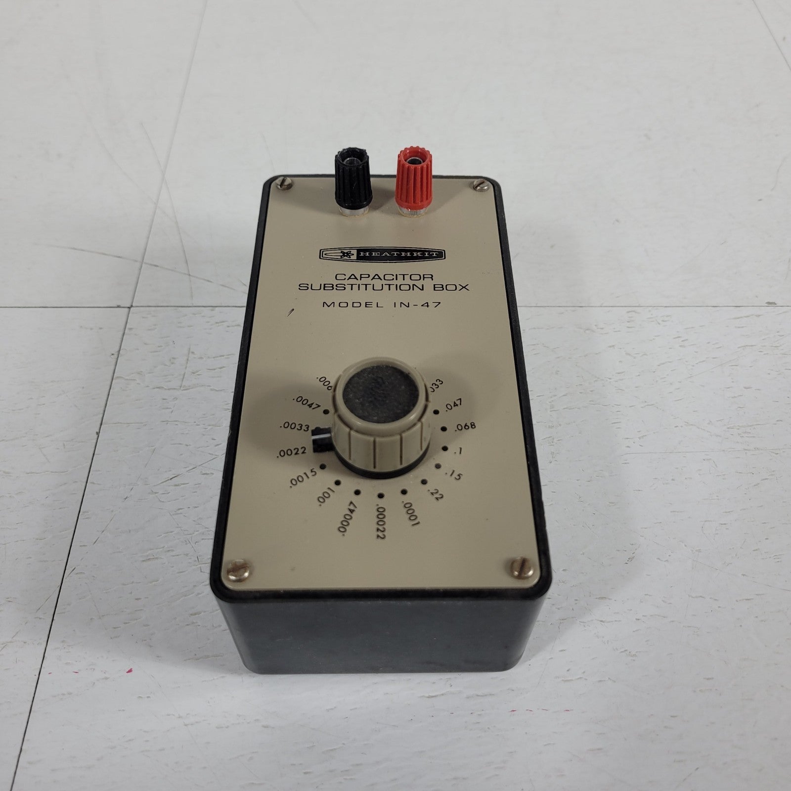 Heathkit IN-47 Capacitor Substitution Box Ham Radio Capacitor Leakage ...