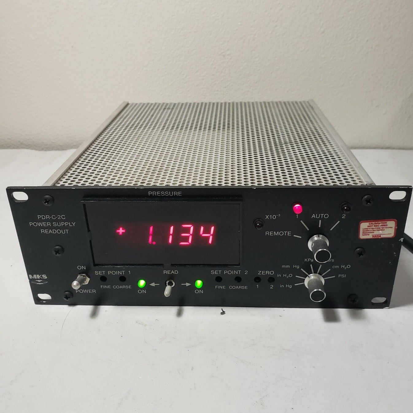 MKS PDR-C-2C-BCD Digital Power Supply Readout 2 Channel w/ BCD Logic O ...