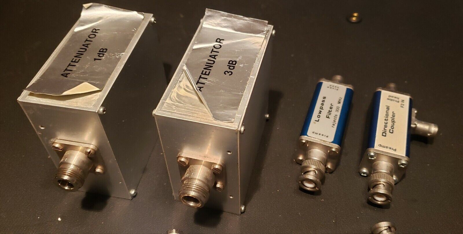 NMR RF Filter Attenuator Lot - 12 Frequency Filter Couplers MSL 300 1H – Lab Liquidators Store