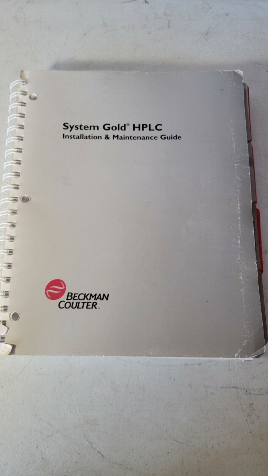 Beckman Coulter System Gold HPLC Installation & Maintenance Guide PN 7 ...