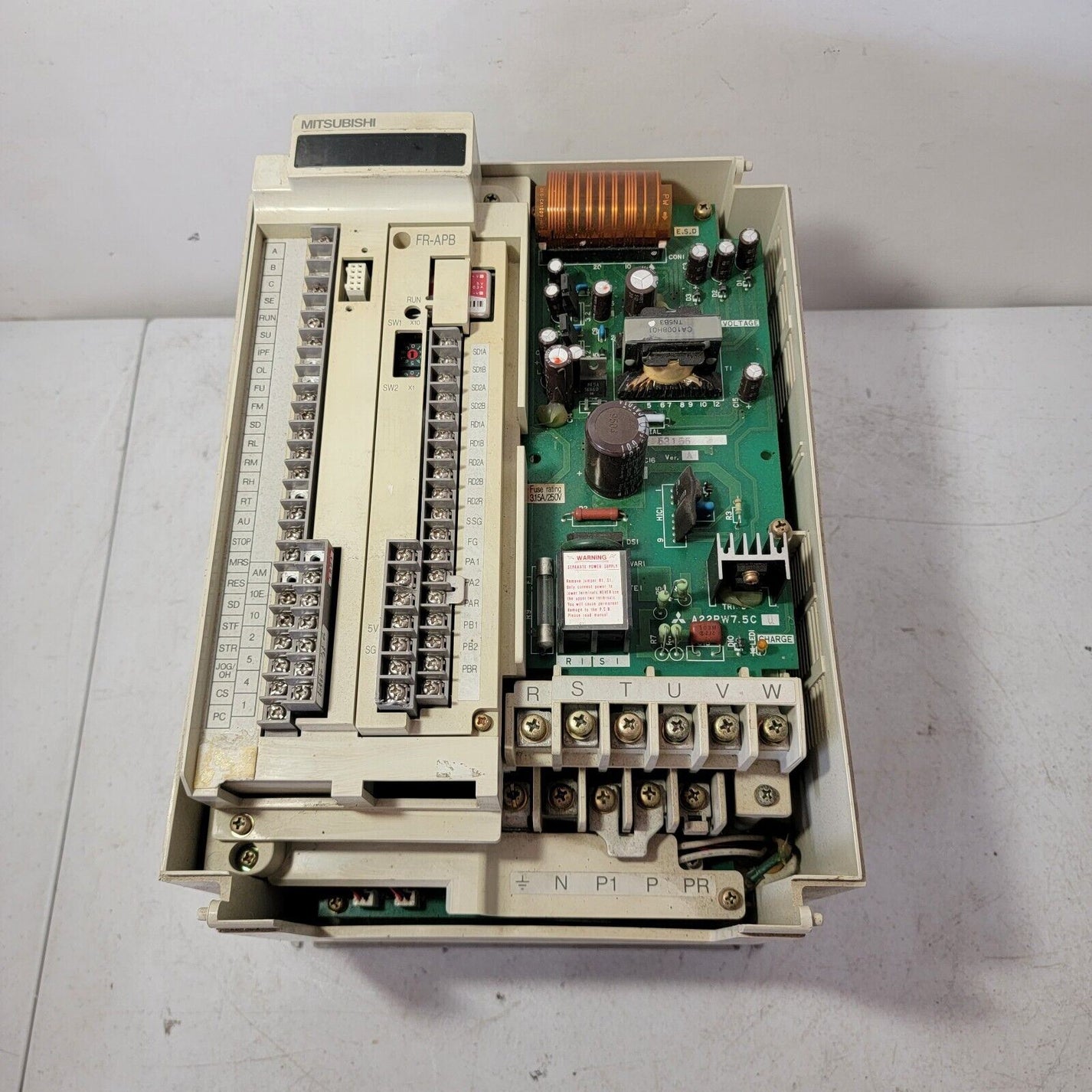 Mitsubishi Freqrol A200 Inverter Drive FR-A220-5.5K-TF2 220v 3-Phase ...