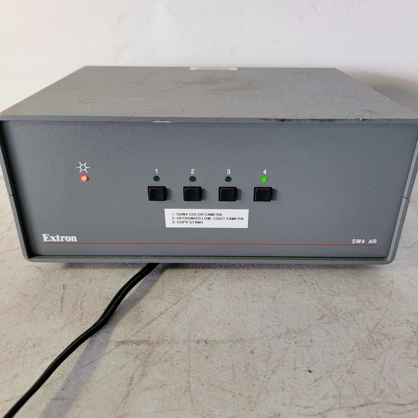 Extron SW4 AR RGB BNC Switcher w/ Power Supply – Lab Liquidators Store