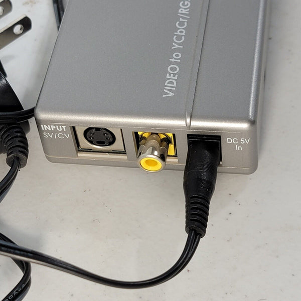 Composite Video to RGsB RGB Component Video Converter w/ Power Cable ...