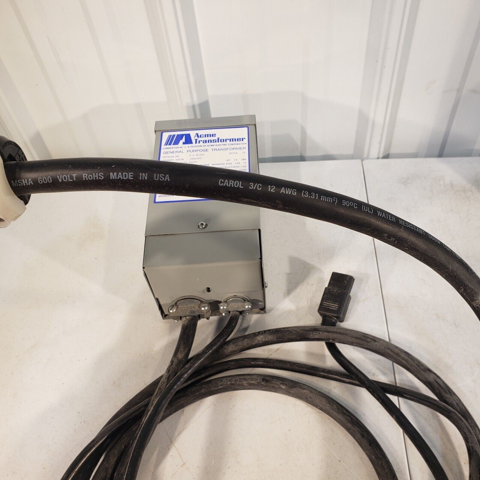 Acme Transformer T-1-81051 120x240V Primary 12x24v Secondary – Lab ...