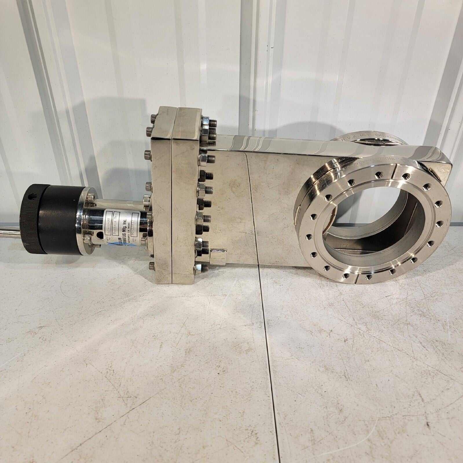 HVA 6" DN100CF Conflat Gate Valve Manual High Vacuum Stainless Steel ...