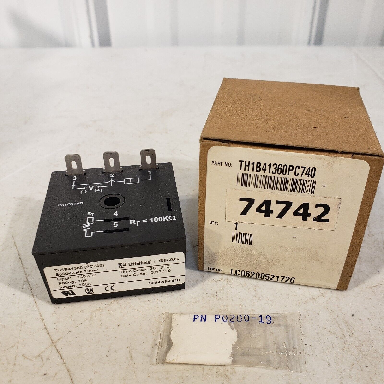 Littlefuse SSAC TH1B41360 (PC740) Solid State Timer – Lab Liquidators Store