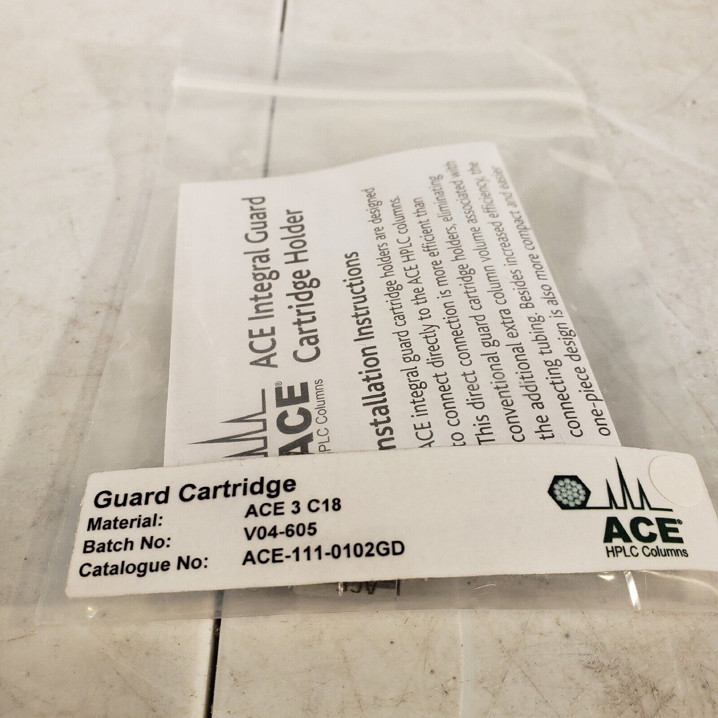ACE Guard Cartridge Holder 3C18 HPLC ACE-111-0102GD - 5 Pack – Lab Liquidators Store