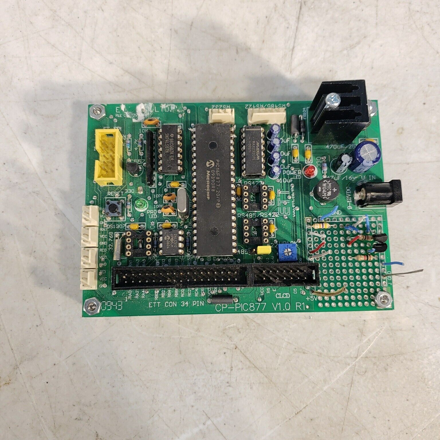 ETT CP-PIC877 V1.0 Pic Development Board – Lab Liquidators Store