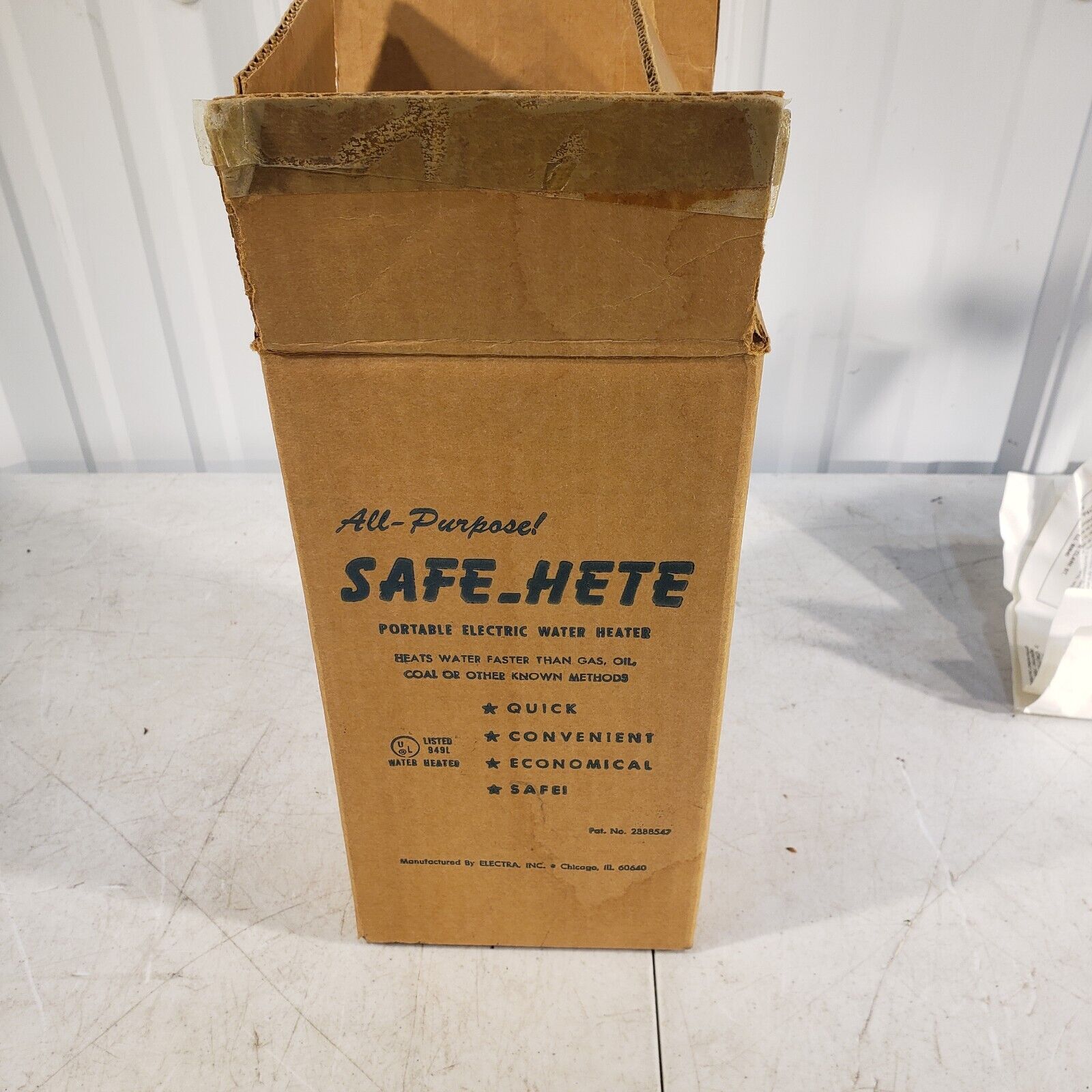 Electra 2150SS Safe Hete All-Purpose Portable Electric Water Heater 12 ...