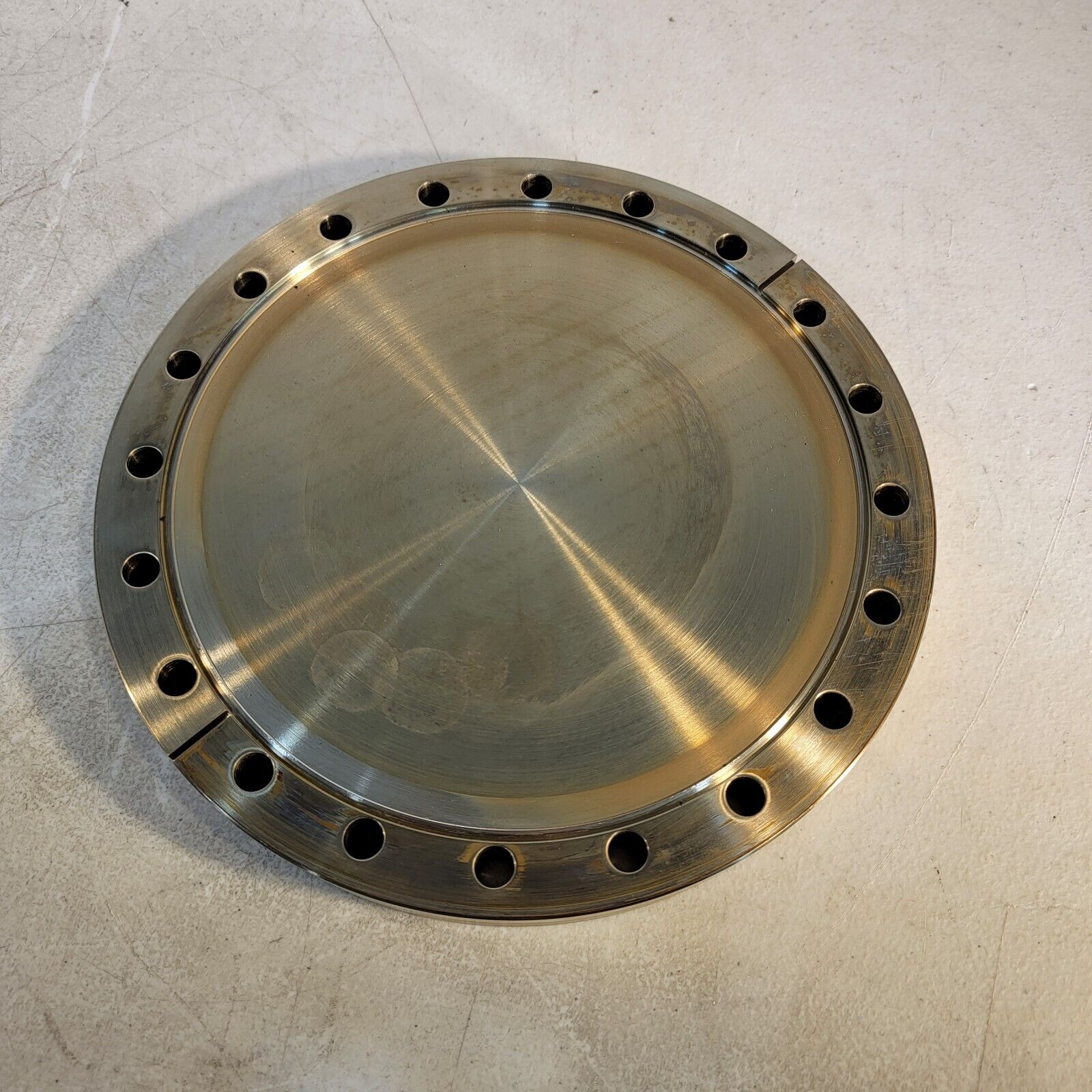 DN160CF 8" Conflat CF Stainless Steel Ultra High Vacuum Blank Cap Flan ...