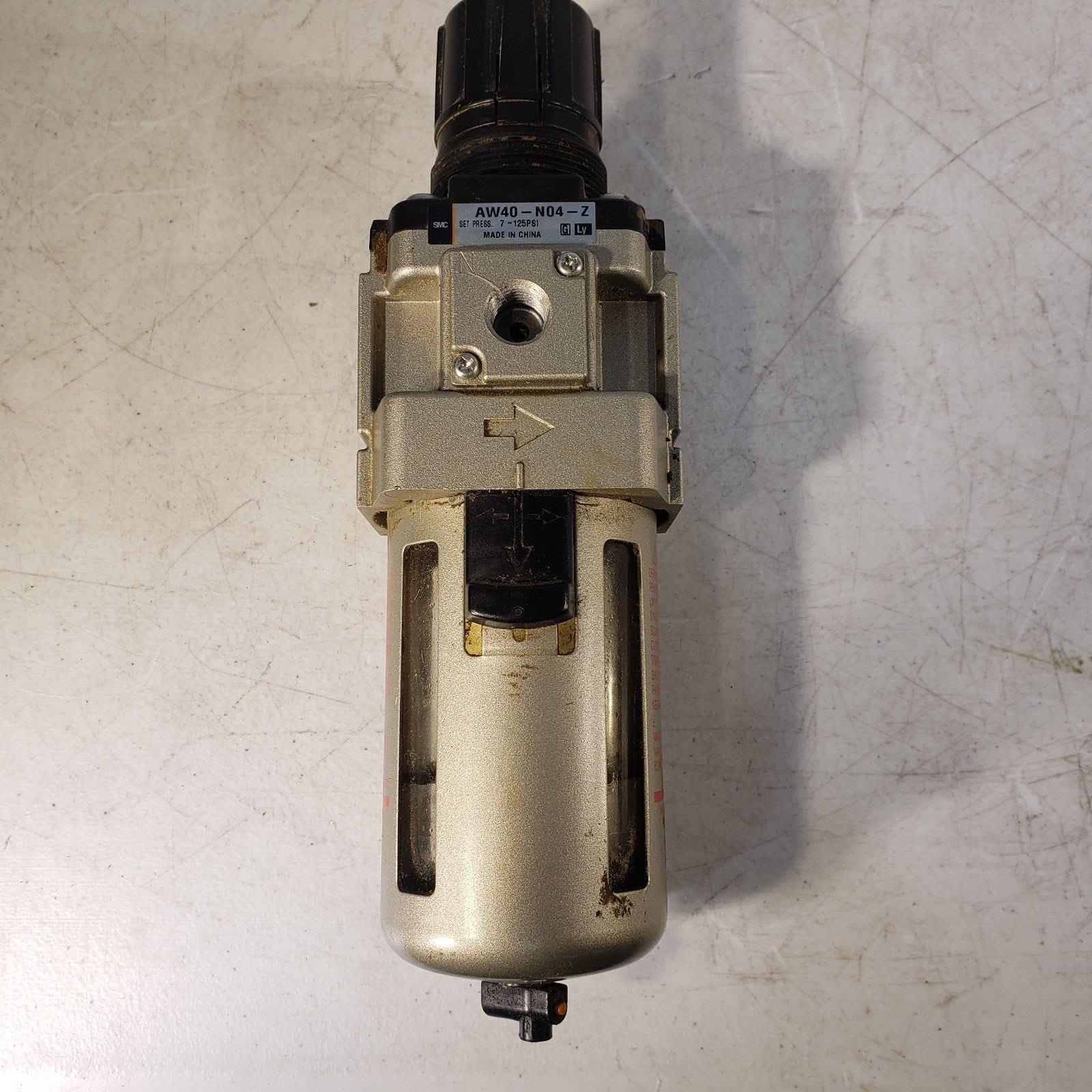 SMC AW40-N04-Z Filter Regulator 7~125PSI, No Gauge – Lab Liquidators Store