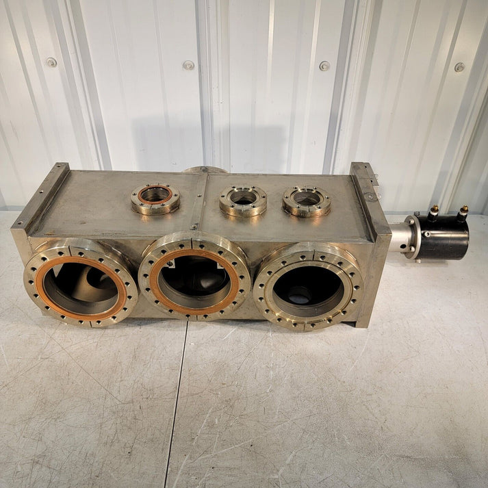 10-port UHV High Vacuum Chamber Conflat Flanges Stainless Steel HVA Br ...