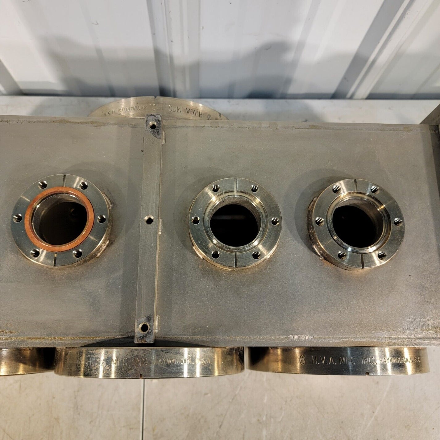 10-port UHV High Vacuum Chamber Conflat Flanges Stainless Steel HVA Br ...