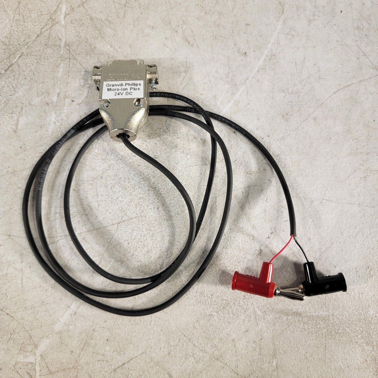Granville-Phillips MKS Micro-Ion Plus 24VDC Power Cable DB-15 Plug ...
