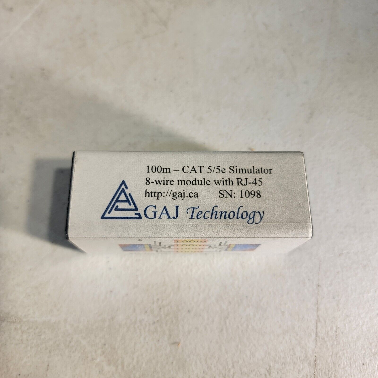 GAJ Technology 100m CAT-5/5e Simulator 8-wire Module RJ-45 Connector ...