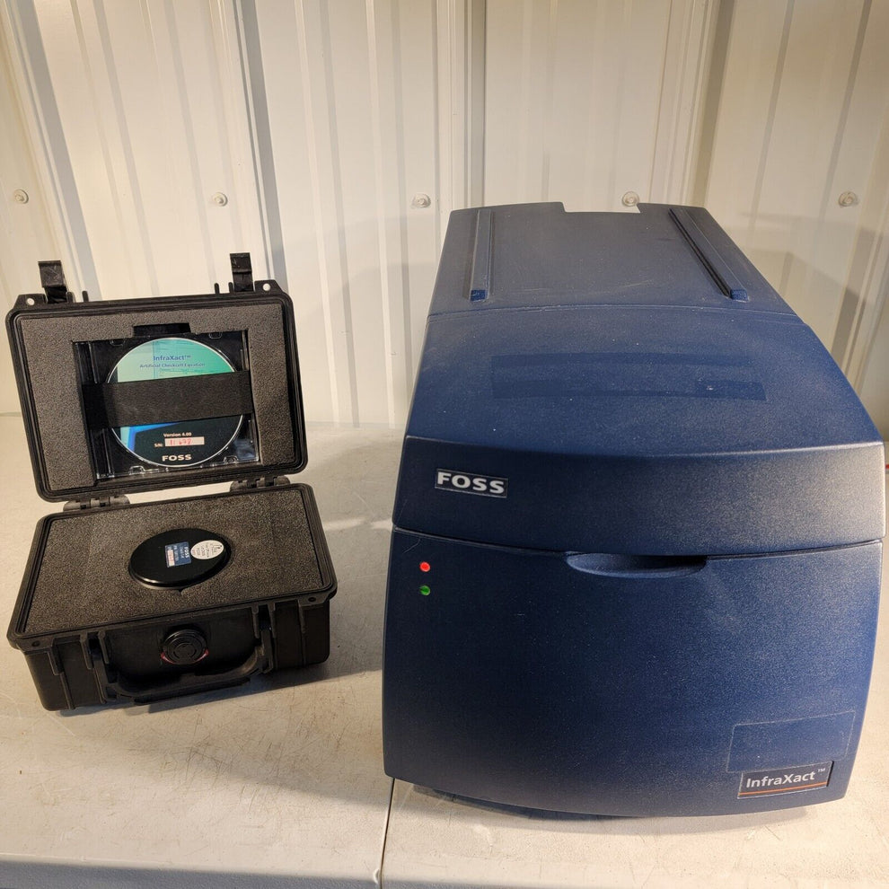Foss InfraXact 7500 NIR Spectrometer Feed Grain Analyzer w/ Check Cell ...