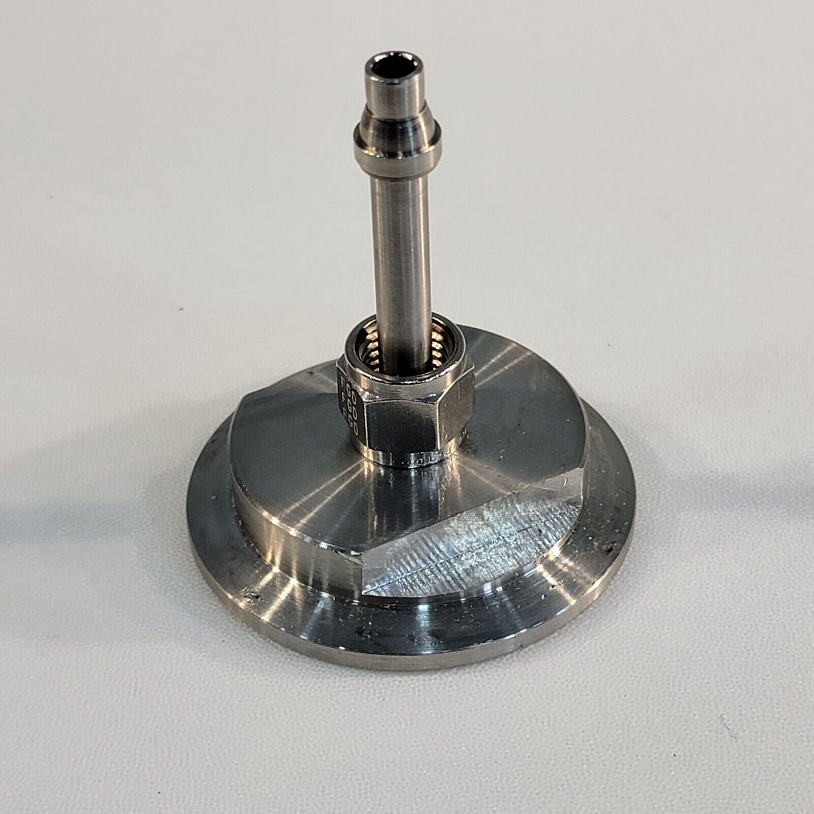 UHV High Vacuum Adapter KF40 NW40 to 1/4" Swagelok Fitting Flange QF40 ...