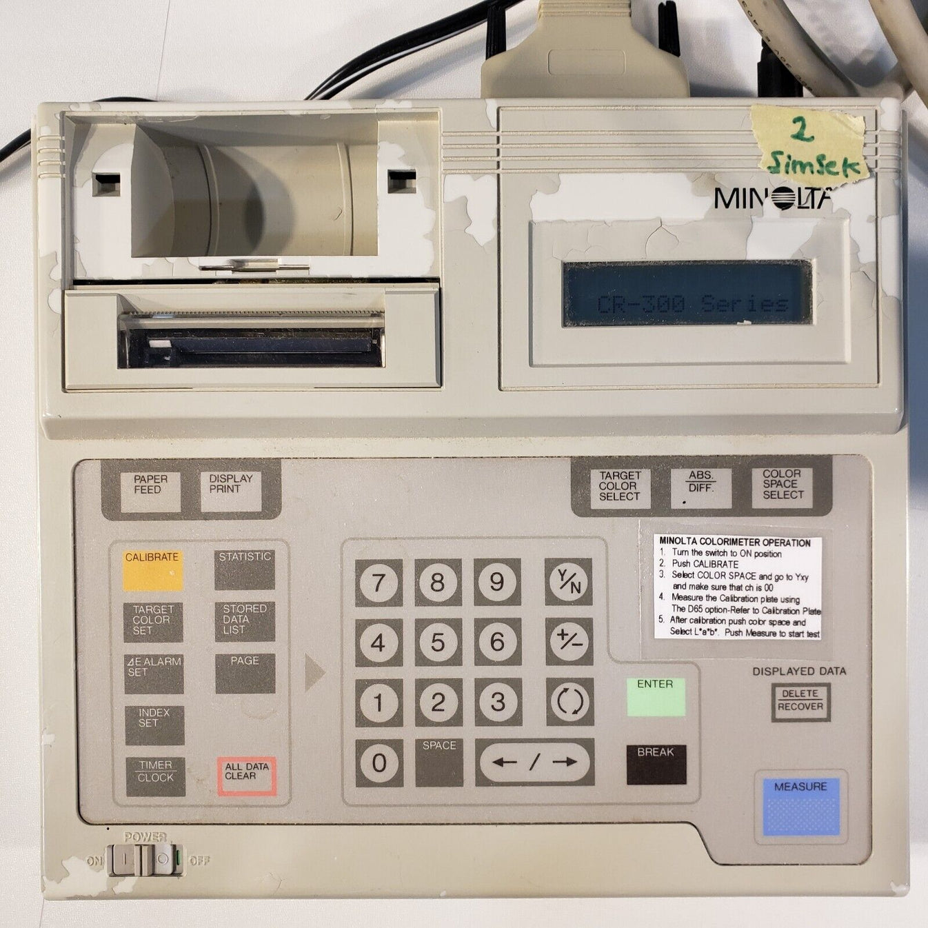 Minolta Chromameter DP-301 And CR-310 Color Measuring Tool Colormeter ...